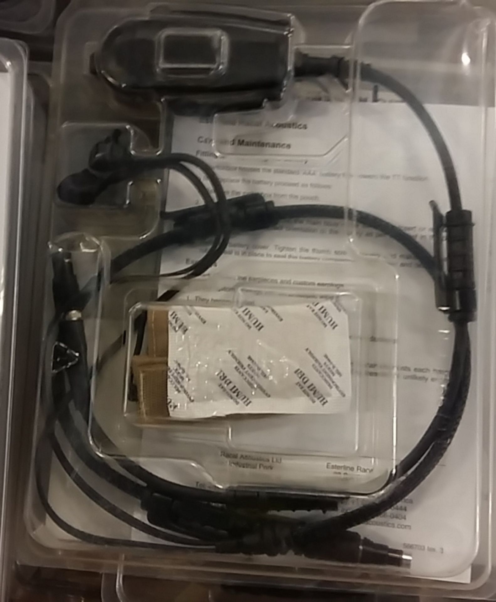 Racal Acoustics Esterline Frontier 1000 communication headset systems
