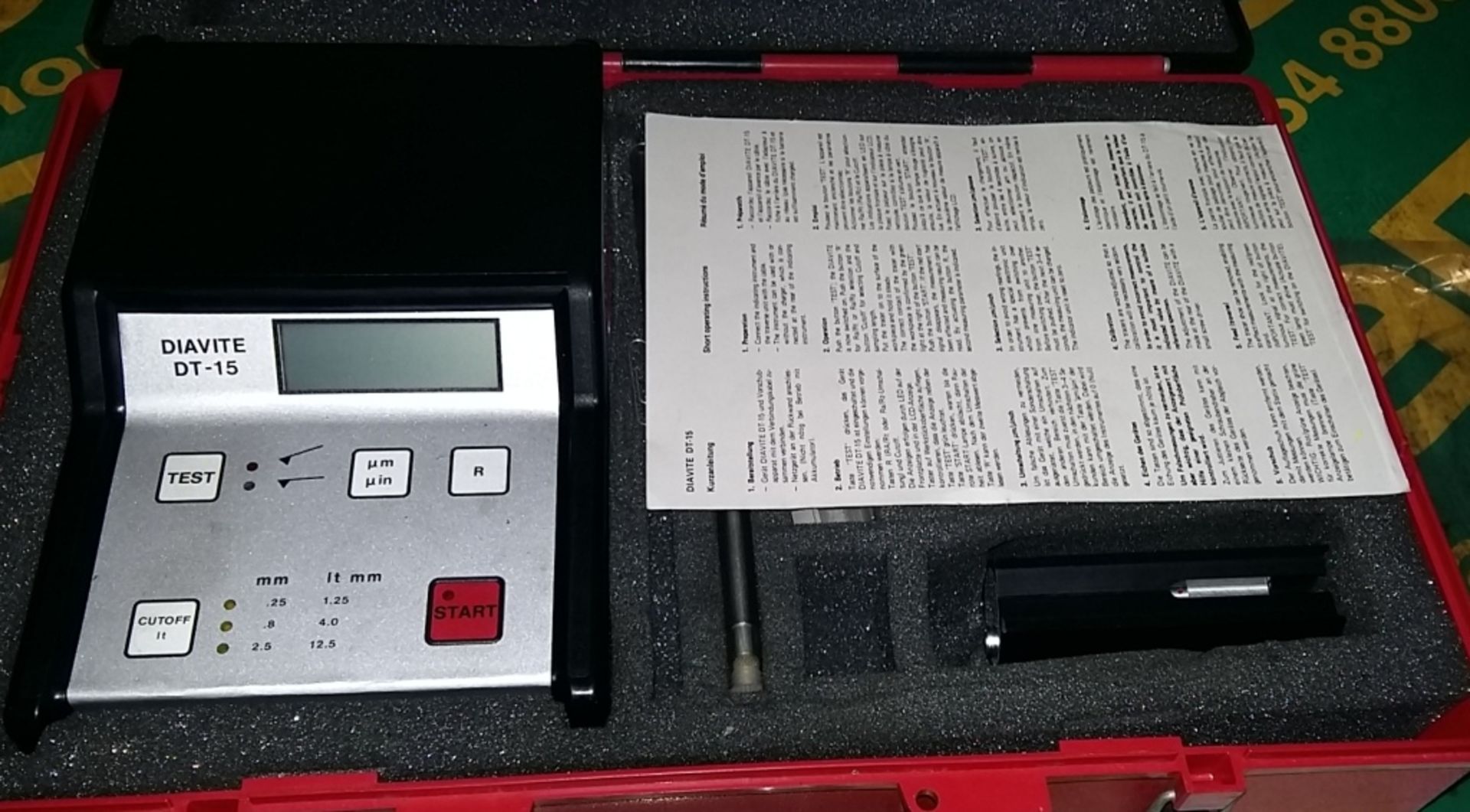 Diavite DT-15 Surface Roughness Tester, Surtronic 10 Roughness tester