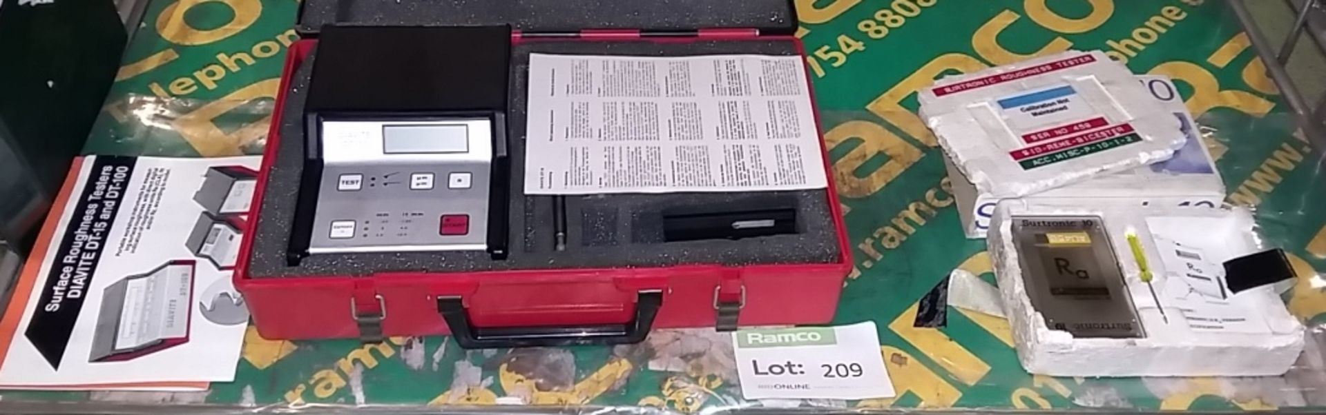 Diavite DT-15 Surface Roughness Tester, Surtronic 10 Roughness tester