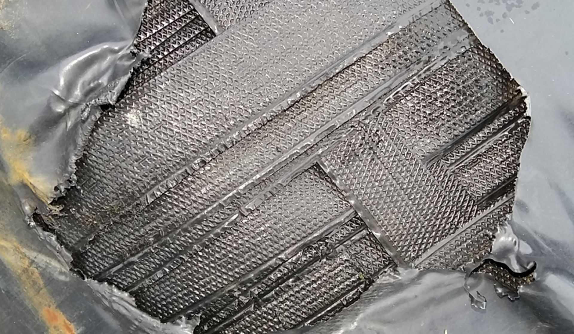 4x Assorted lengths Paragrid type 86/5 Geogrid polypropylene mesh ...