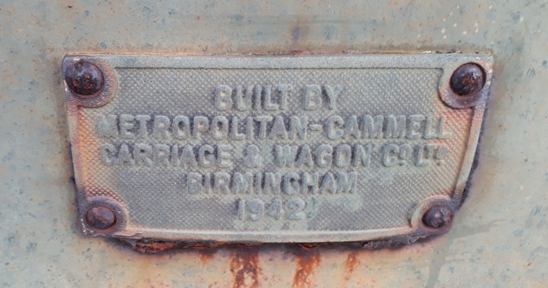 Warflat rail wagon, Built by Metropolitan – Cammell Carriage & Wagon Co ...
