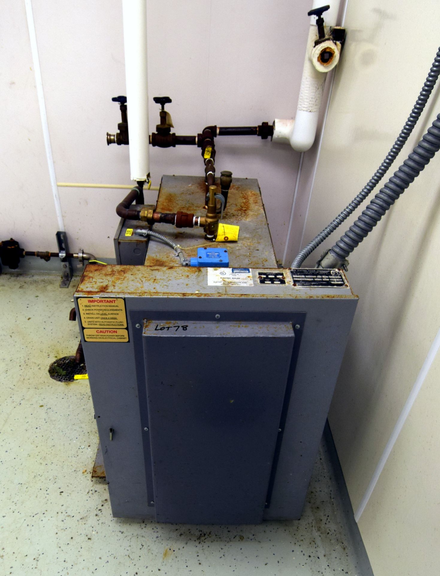 Electro-Steam Generator Corporation Electric Boiler, Model LB-60. 60kw ...