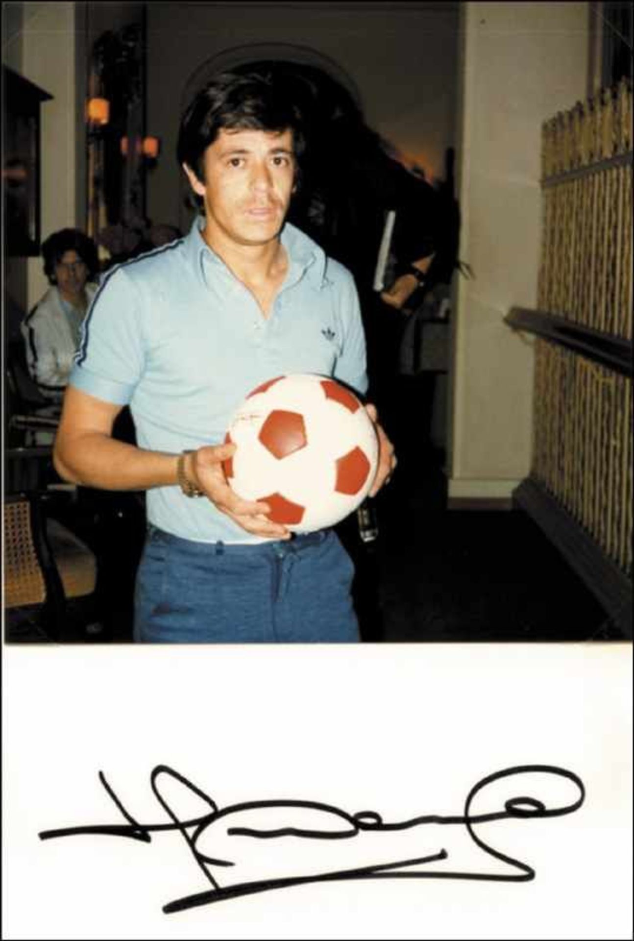 Autograph World Cup 1978 Houseman - Houseman, Rene - Farb-Foto auf ...
