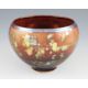 A Sutton Taylor studio pottery lustre bowl of squat bulbous form with ...