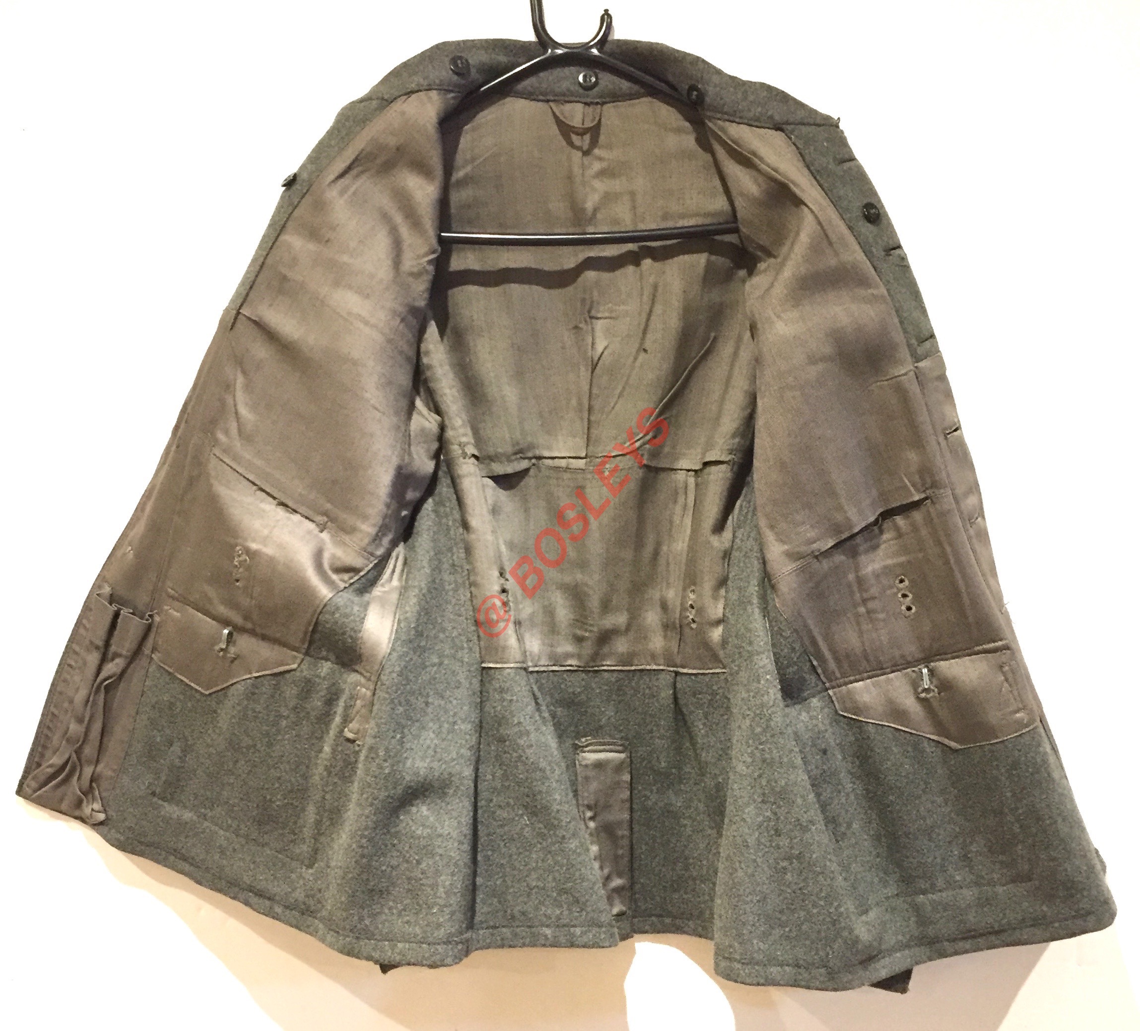German Third Reich Waffen SS field grey tunic. A good clean example of ...