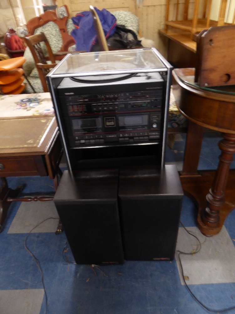 A Vintage Toshiba Stereo System