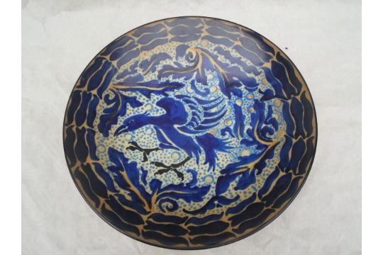 An early 20th century Royal Cauldon Cairo Ware shallow bowl, designed ...
