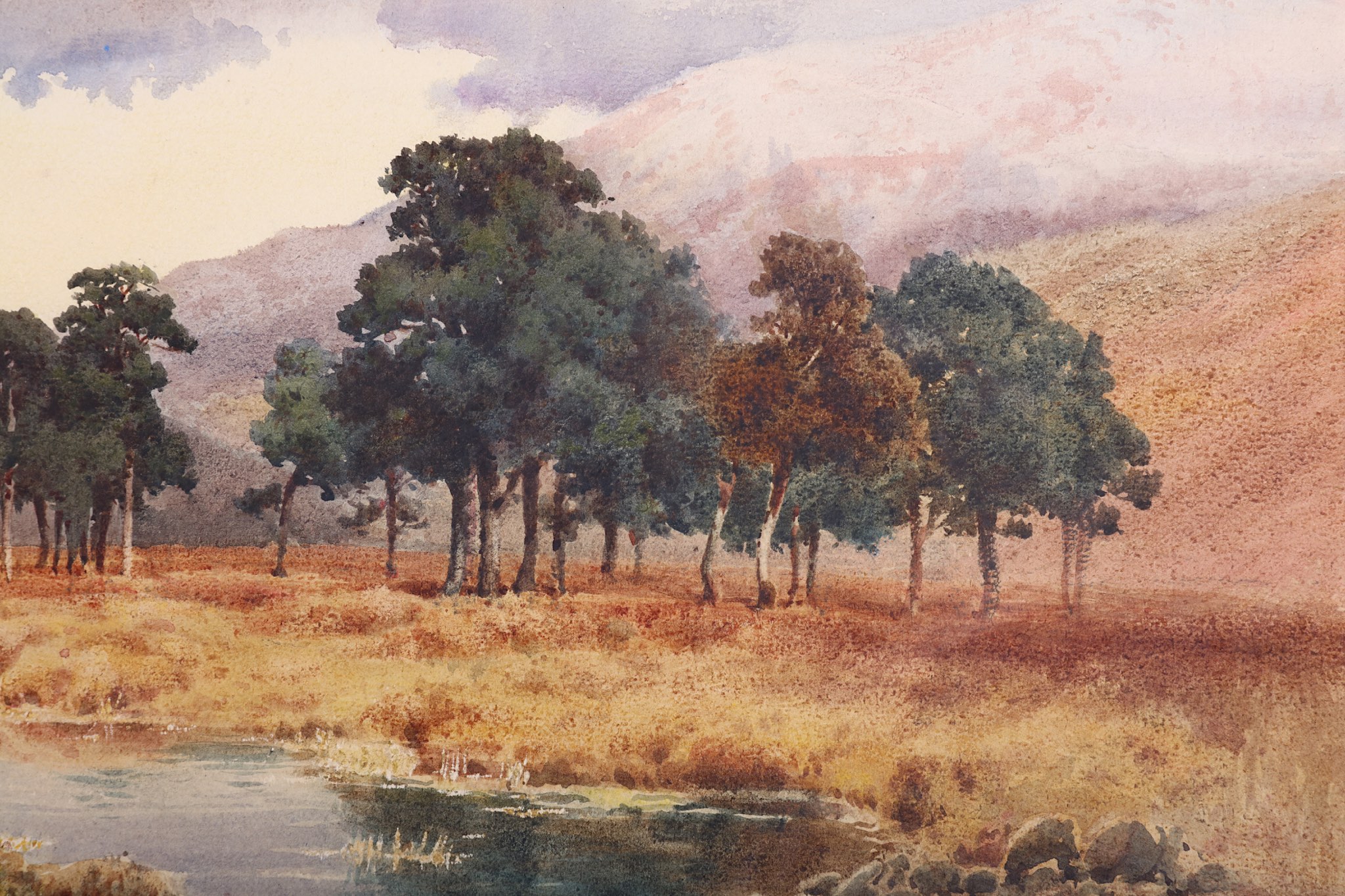 Benjamin John Ottewell 1885-1930. 'Autumnal Highland Landscape ...