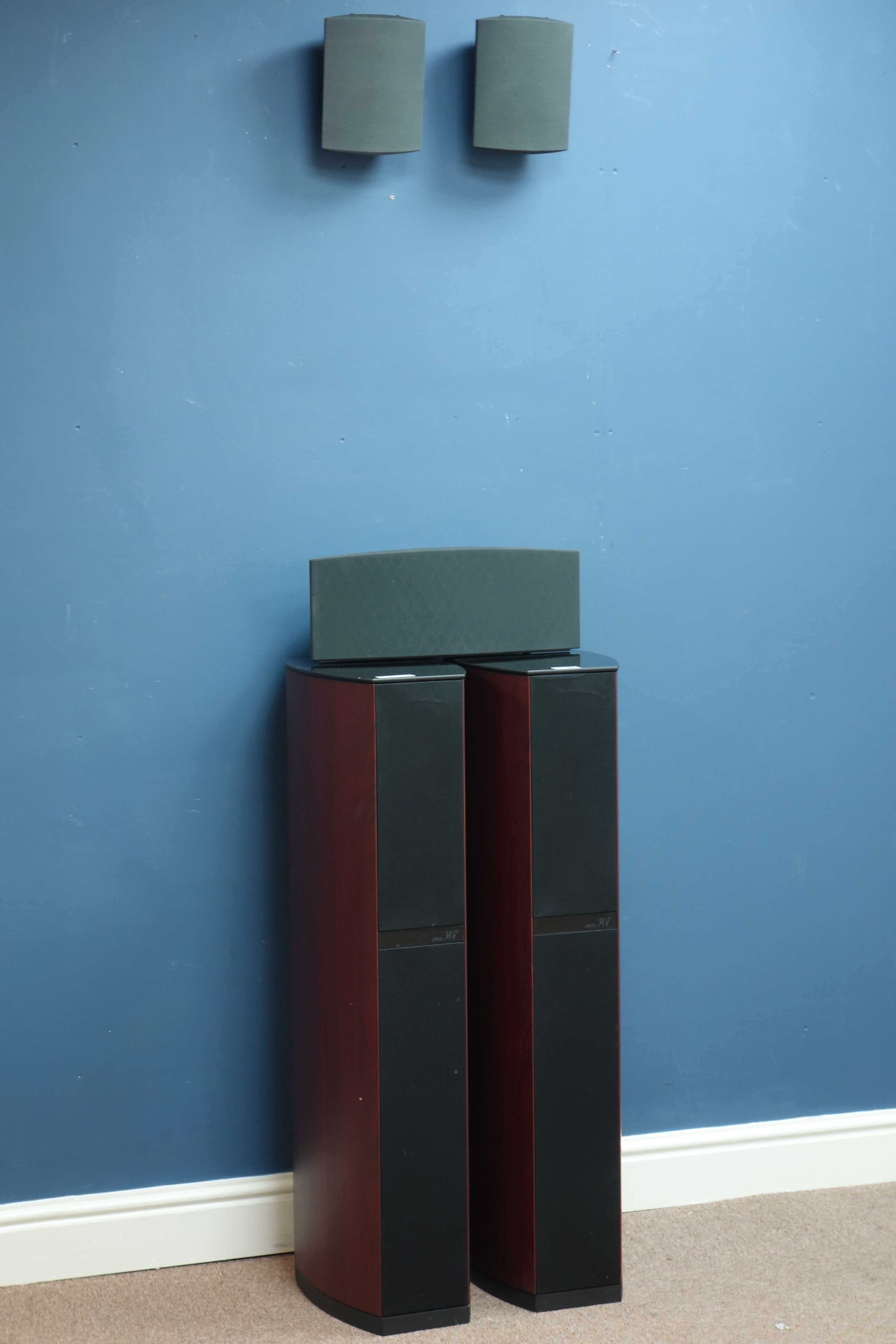 Pair floor standing Jamo 507 speakers, Celestion Centre 2 and pair ...