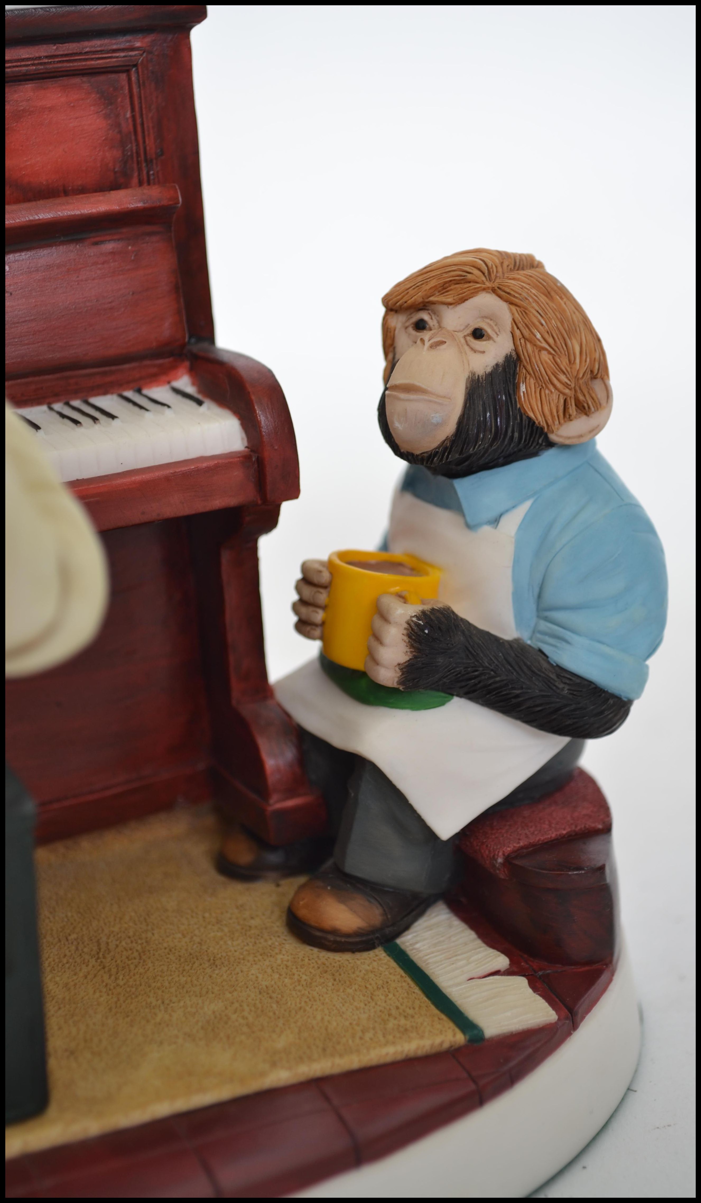 A Robert Harrop PG tips chimps collection figurine group Entitled You ...