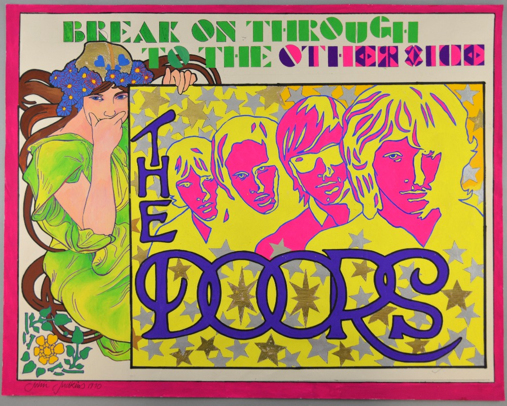 The Doors 'Break On Through To The Other Side' - Original poster ...