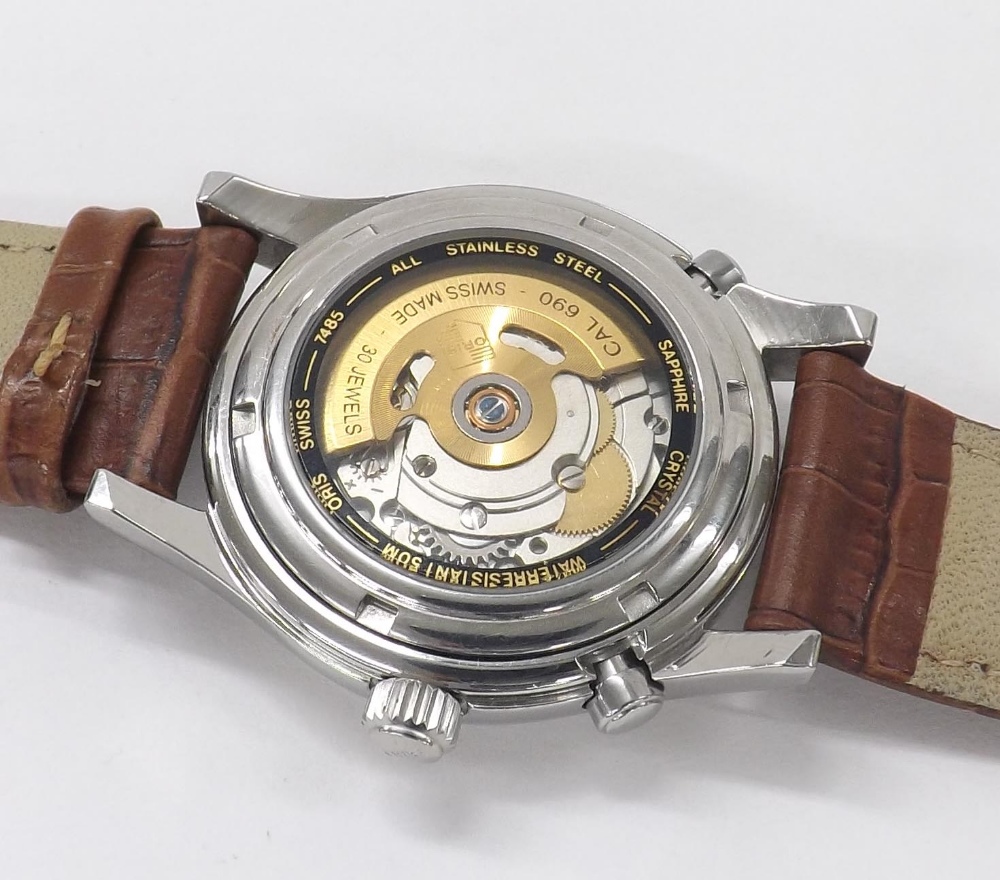Oris Worldtimer Classic automatic stainless steel gentleman's ...