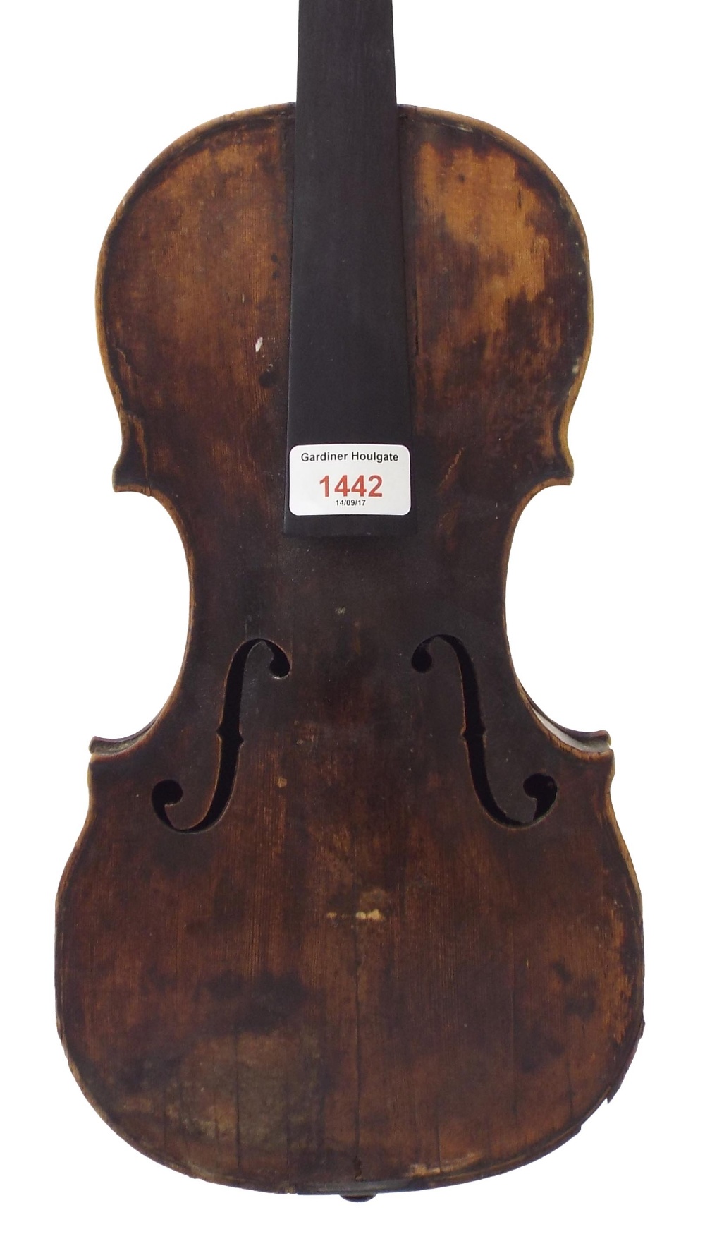 Mittenwald violin circa 1850, by a member of the Klotz family ...