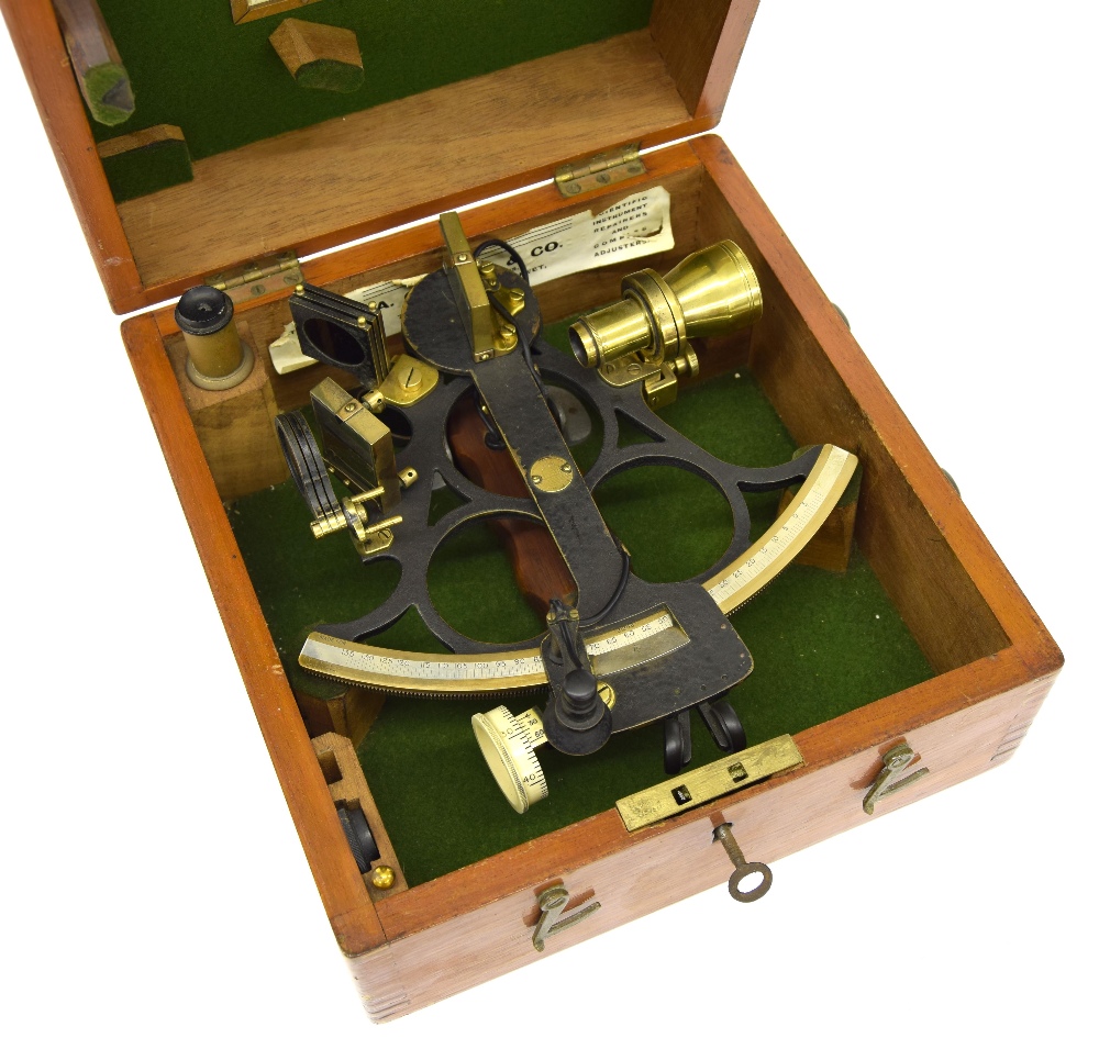 Sextant no. 21246 by Husun (Henry Hughes & Son), of 6" radius reading ...