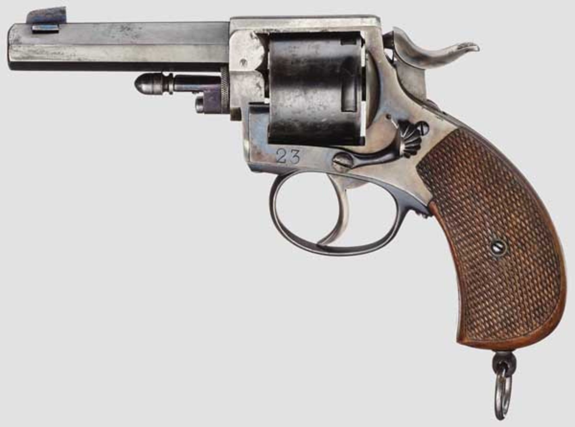 Bulldog-Revolver Typ R.I.C., Polizei Kal. 9,4 mm, Nr. 1078. Blanker ...