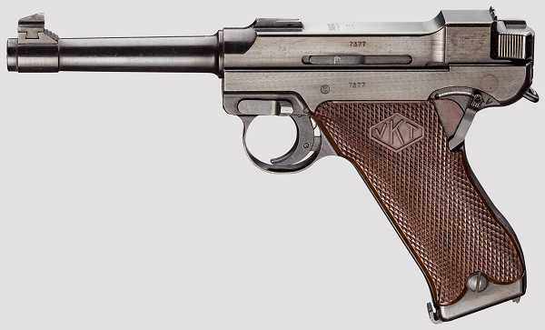 Lahti Mod. L-35, Typ IV Kal. 9 mm Luger, Nr. 7377. Nummerngleich ...