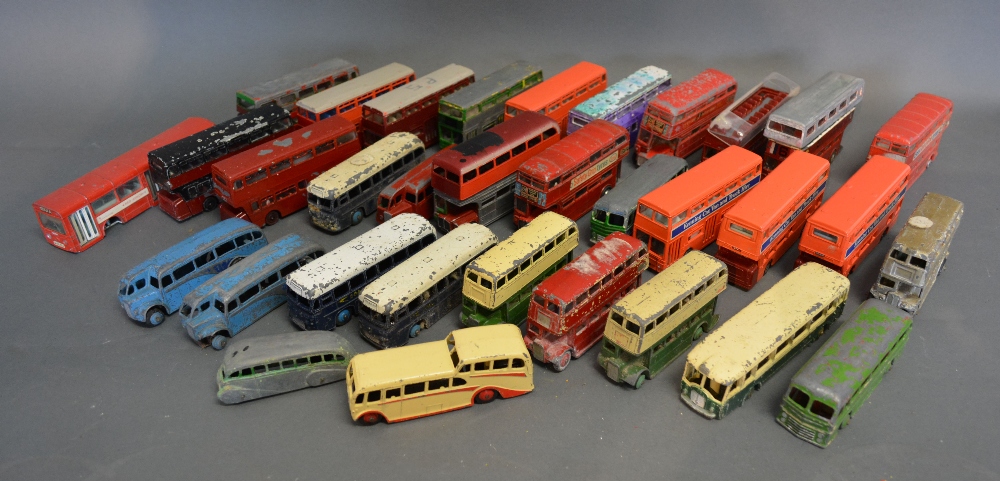 A Dinky Toys Routemaster Bus together with a collection of other Dinky ...