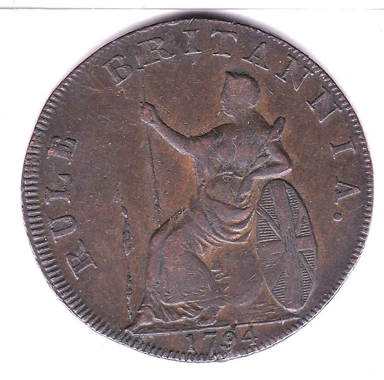 Great Britain Token-Earl Howe-the glorious first of June/rev, Britannia ...