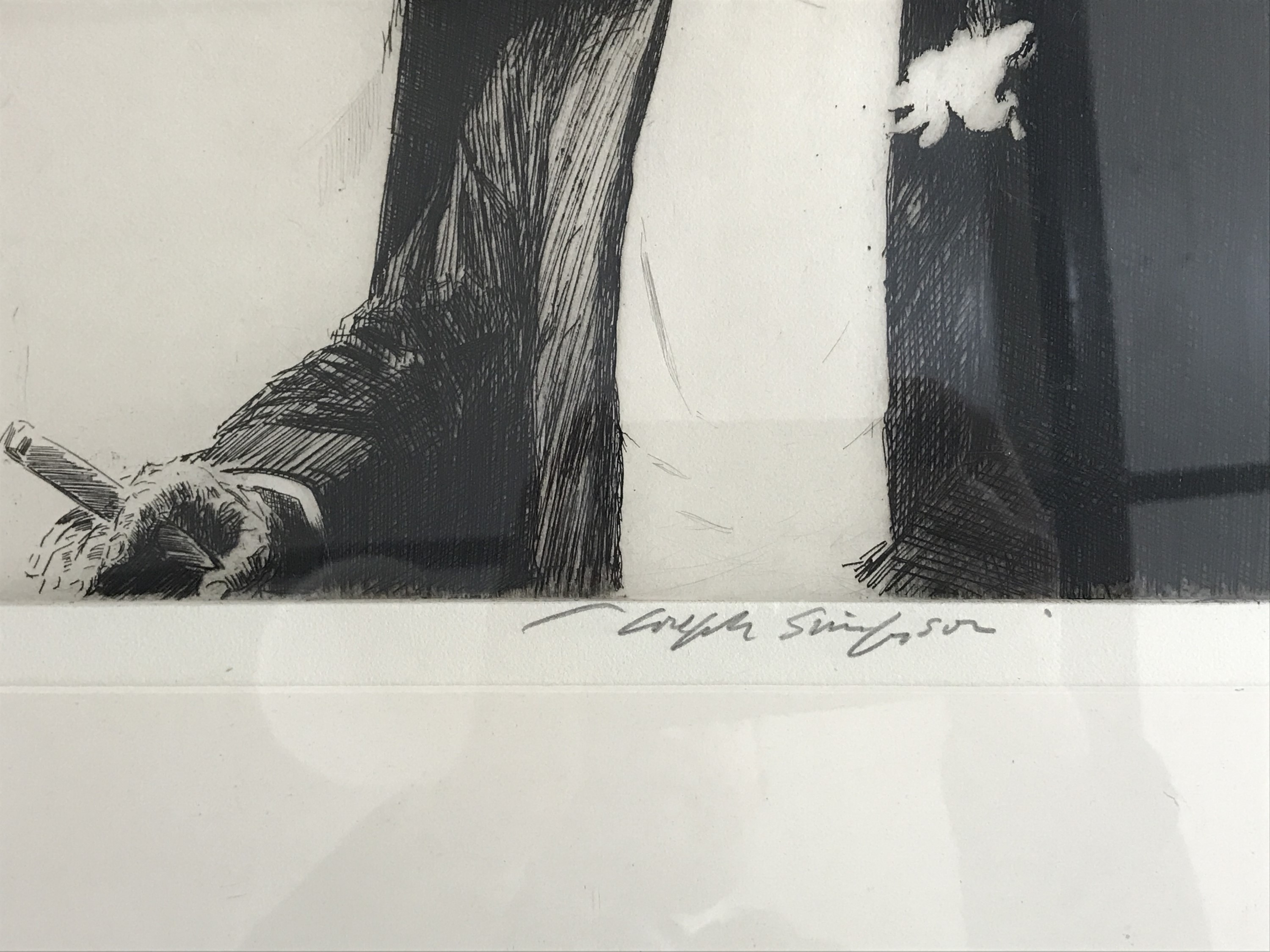 Joseph Simpson Hugh Lowther, 8th Earl of Lonsdale, dressed in white tie ...