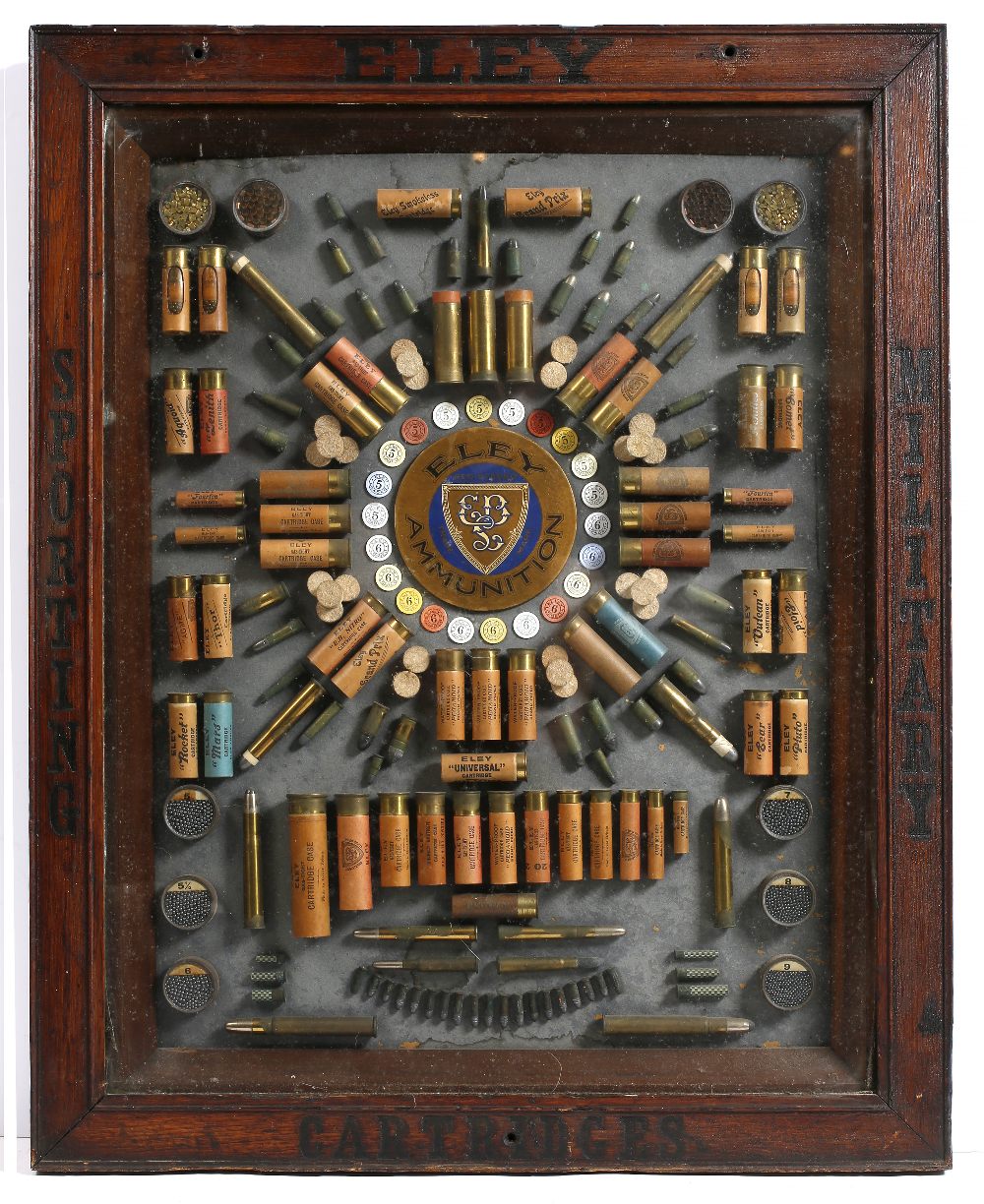 Eley sporting military cartridges display board late 19th Century ...