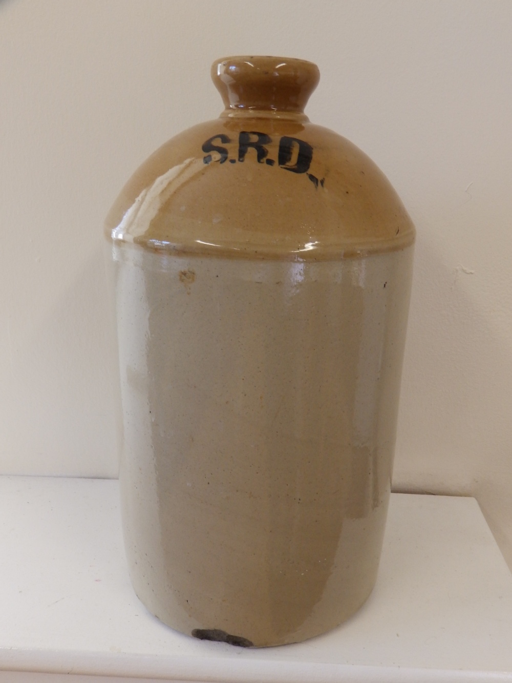 A WWI SRD rum jar.