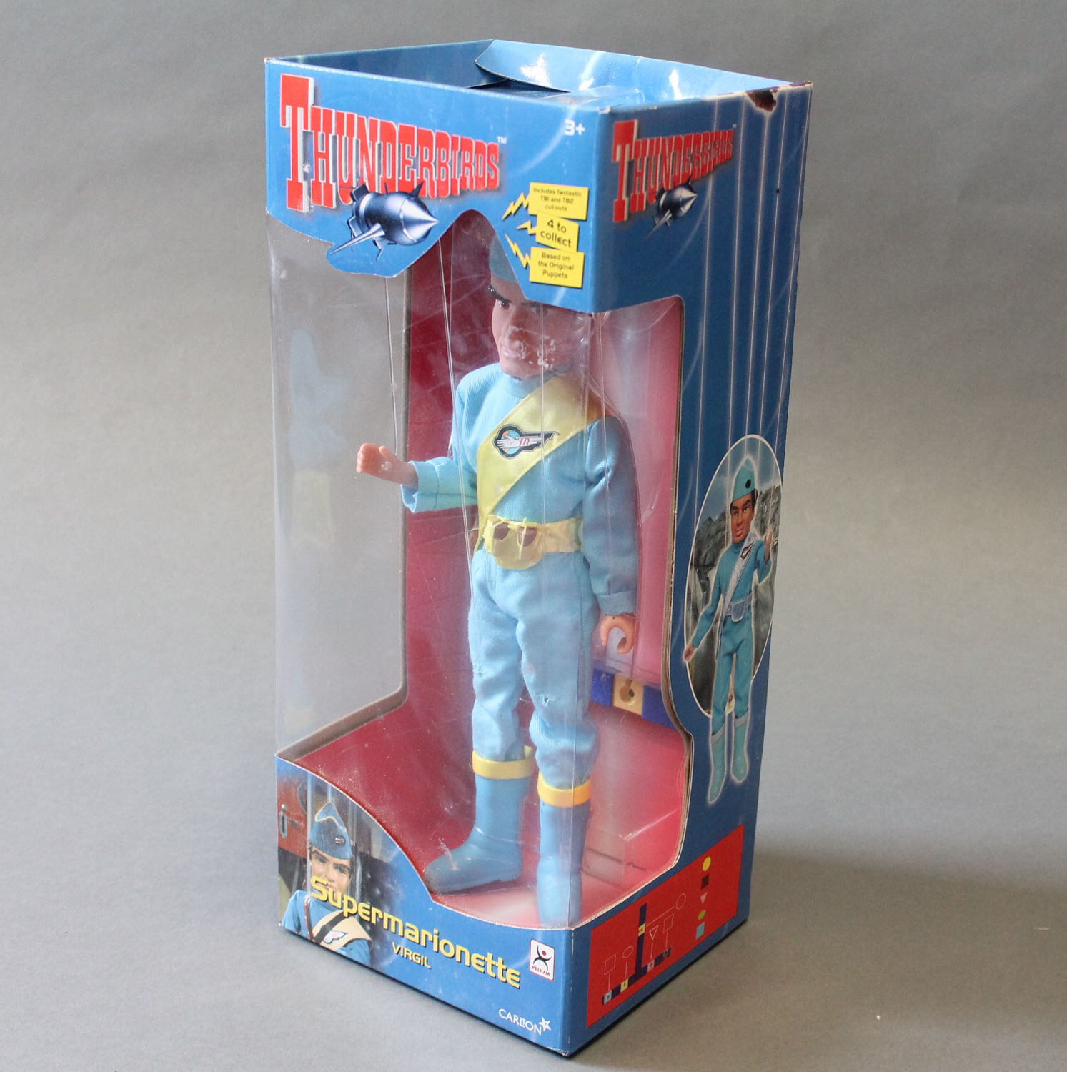 A boxed Pelham Puppets Thunderbirds doll, Supermarionette Virgil