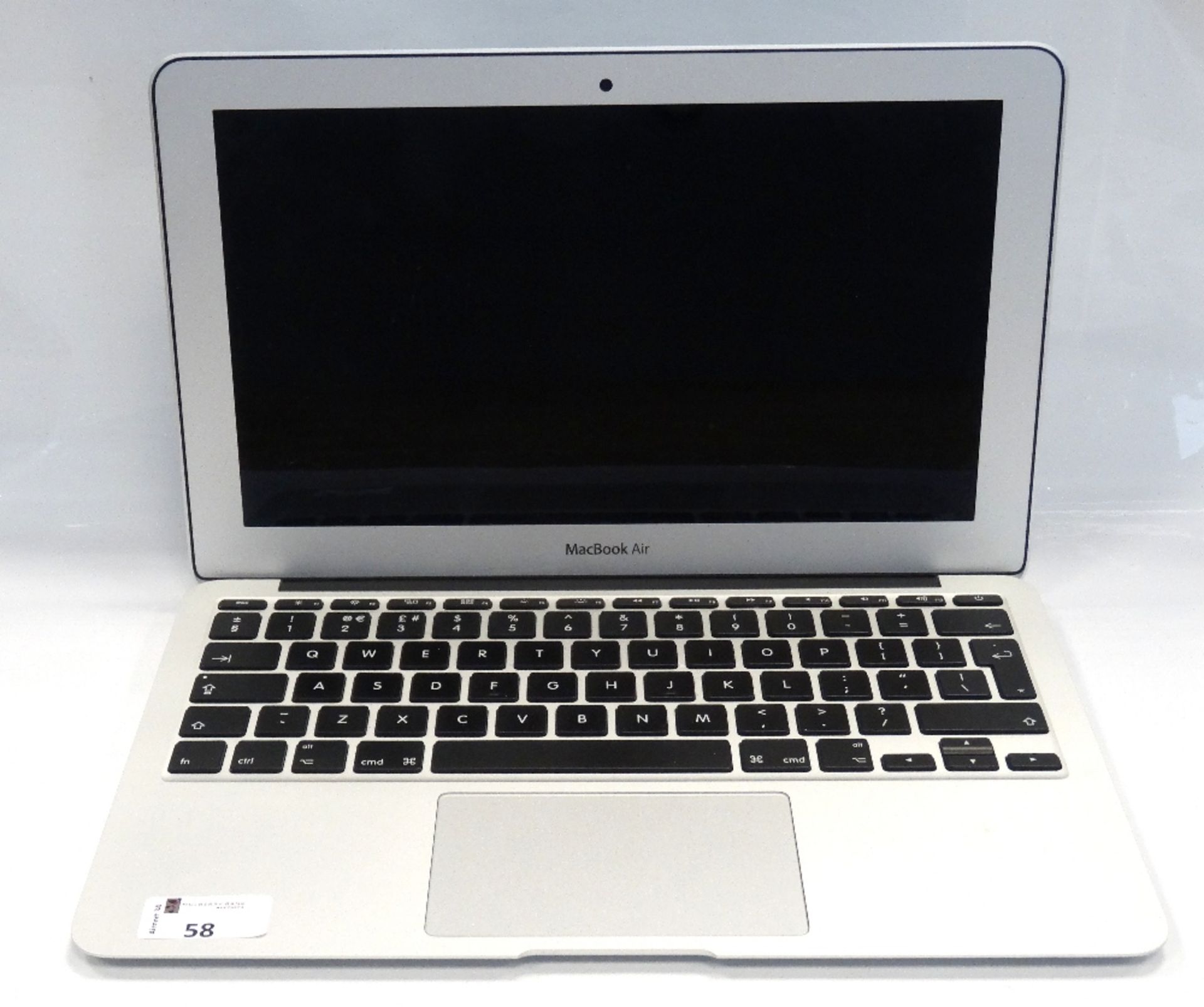 APPLE MACBOOK AIR - MODEL A1465 serial number: C02PN7S8GFWM. 11" Screen ...