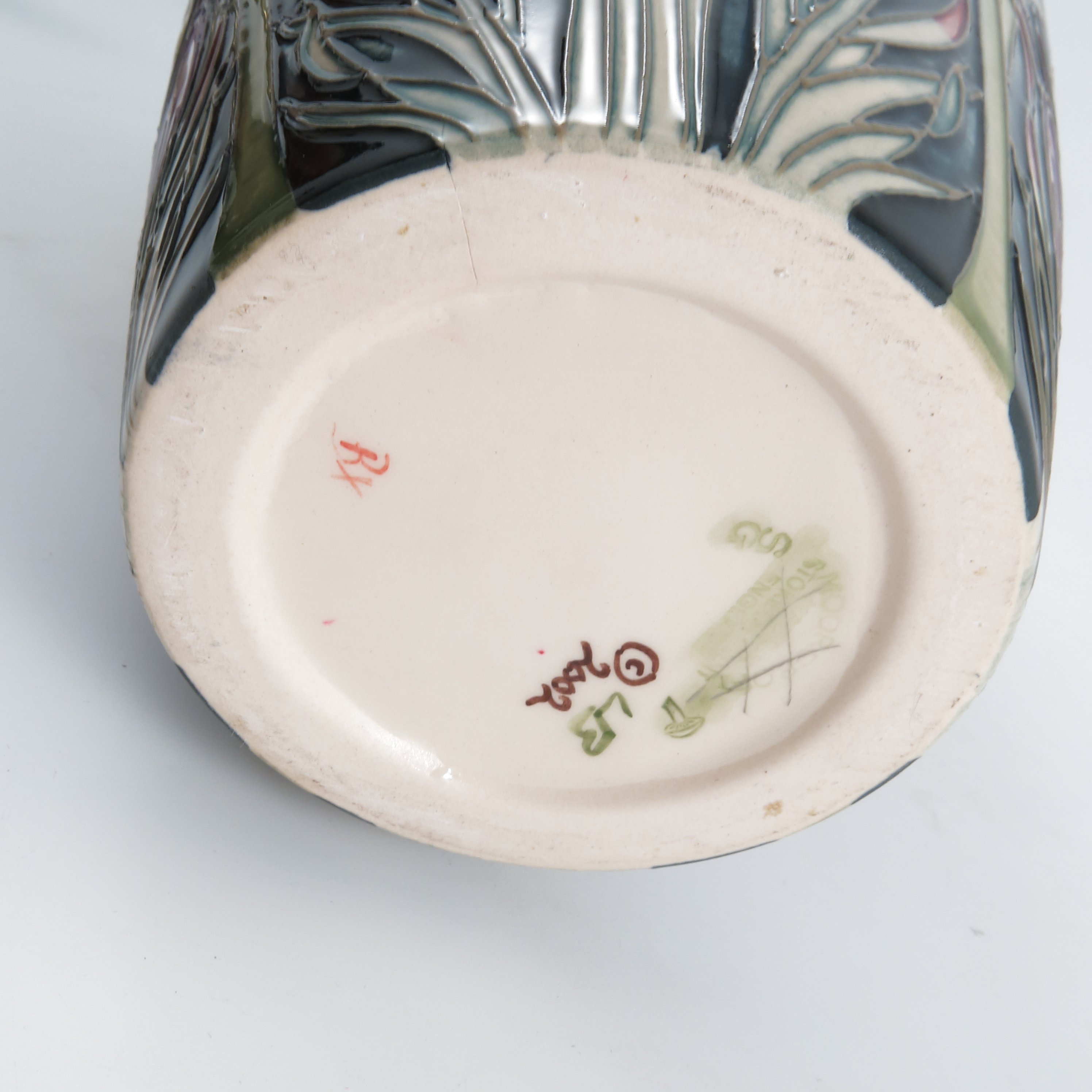 A Moorcroft Pottery vase, decorated in the Ode To Spring pattern, with ...