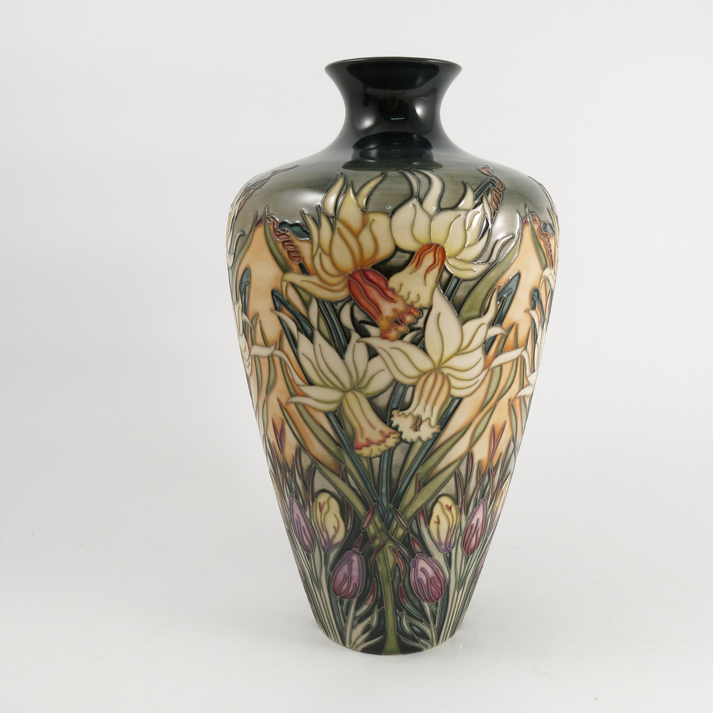A Moorcroft Pottery vase, decorated in the Ode To Spring pattern, with ...