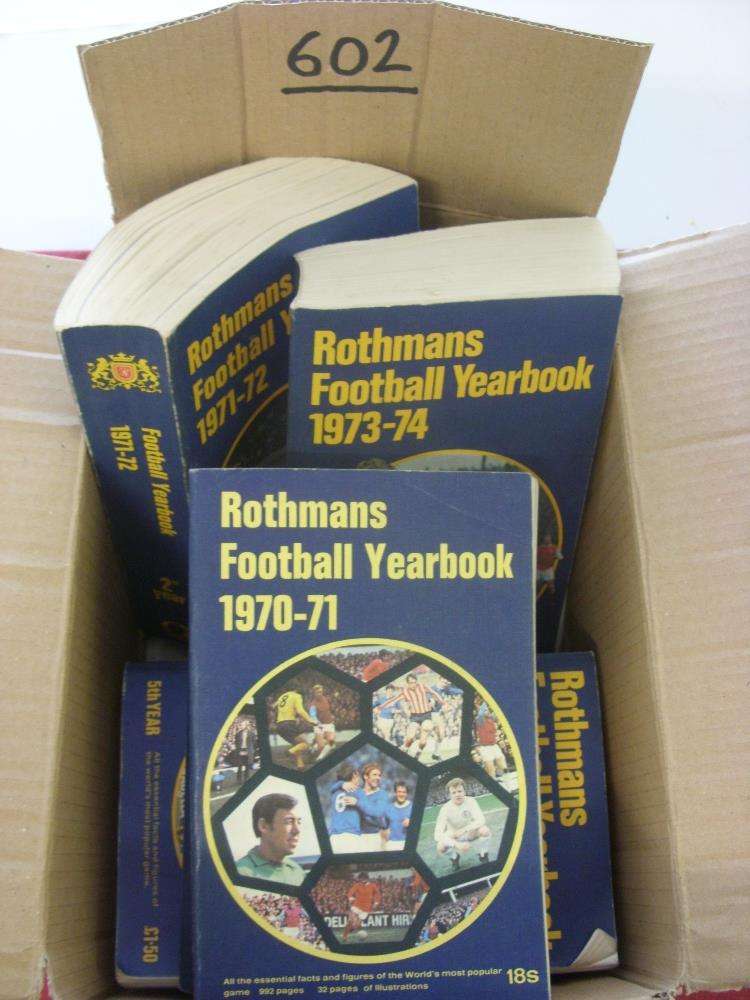 The Rothmans Football Yearbook, a collection of the first five issues ...