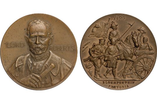 Commemorative Medals, Field Marshall Frederick Sleigh Roberts, 1st Earl ...