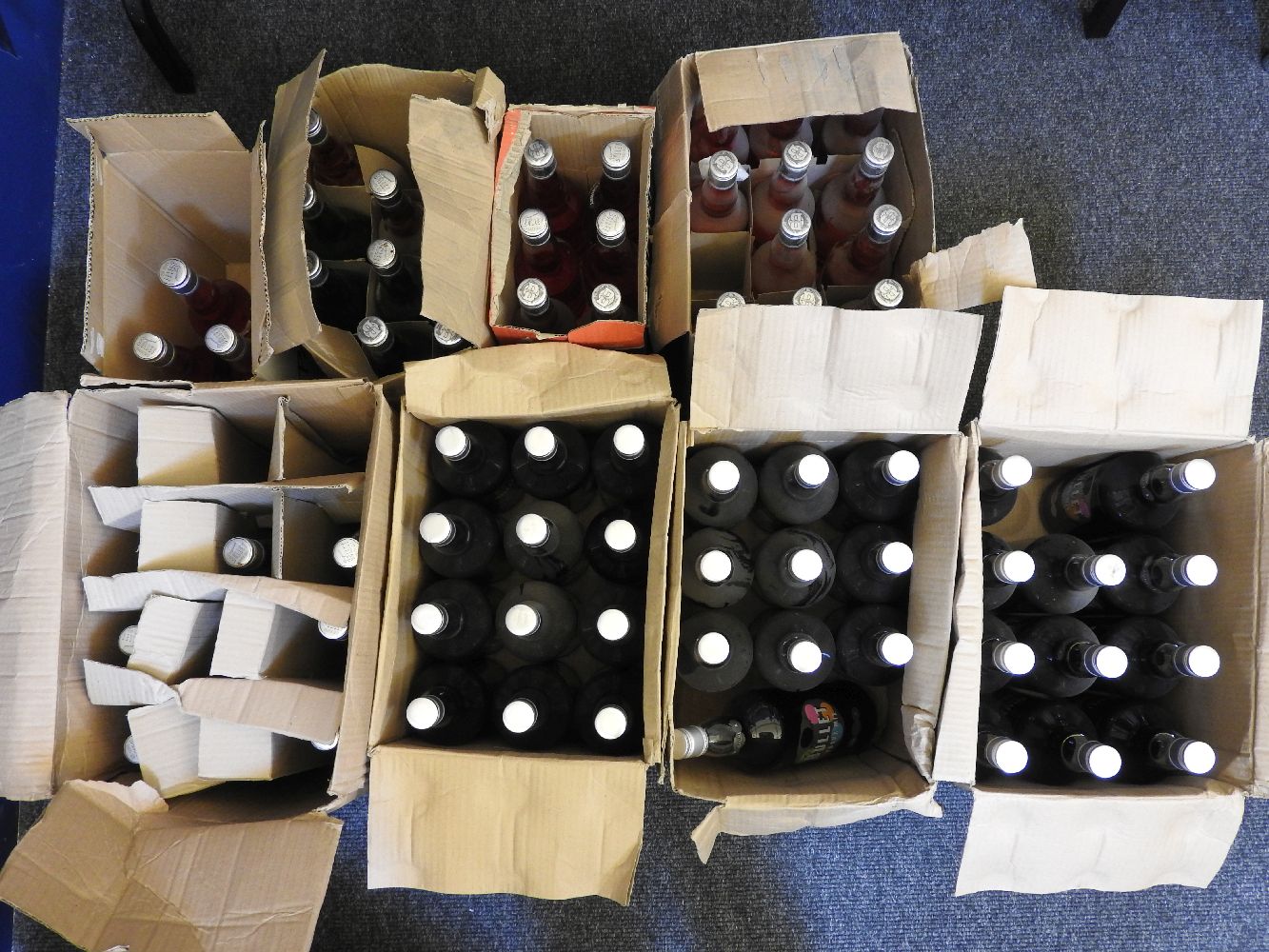 Assorted Bullet Vodka Mix to include, Black Jack, thirty-four bottles ...