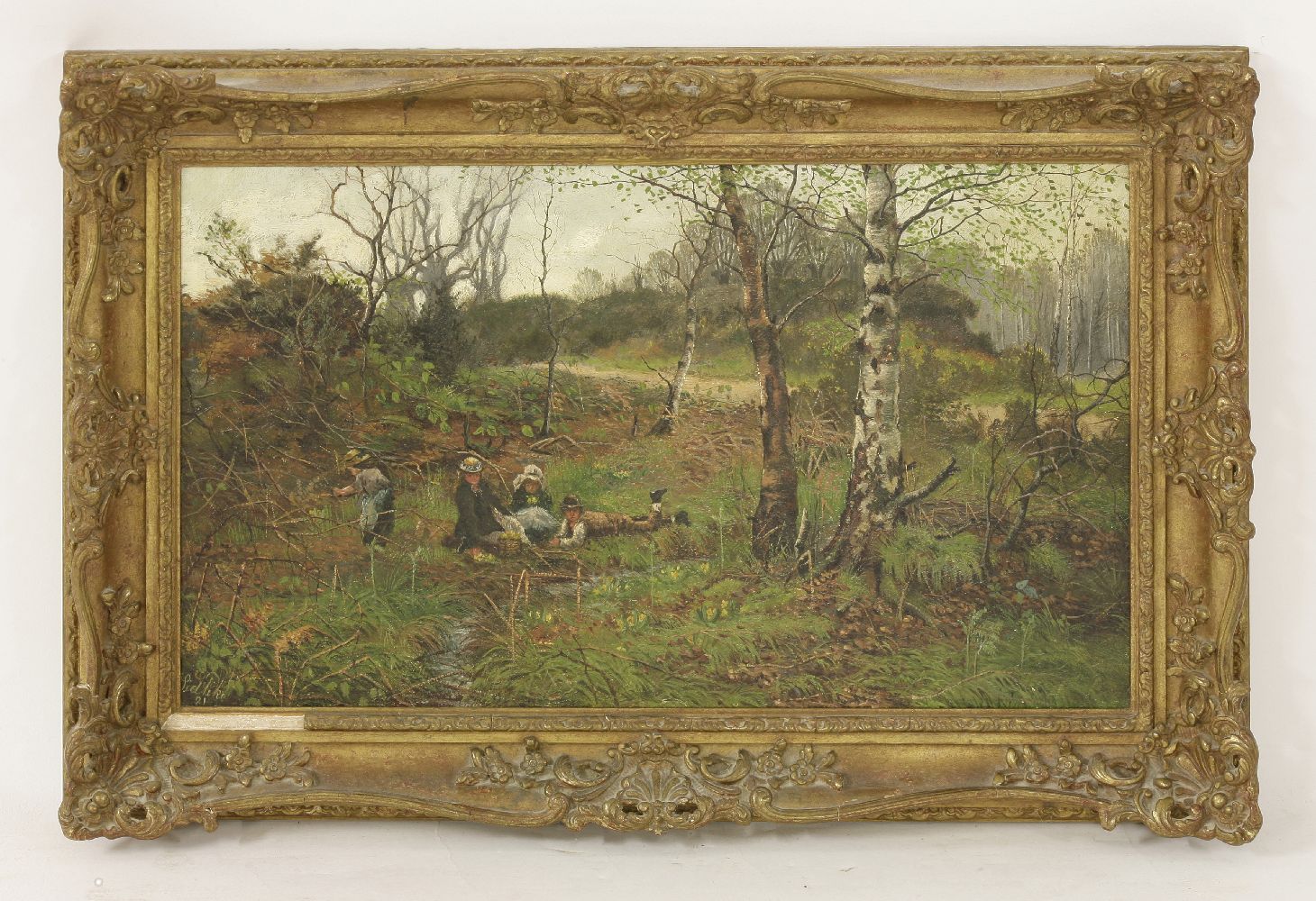 Sidney Pike (1853-1923)EARLY SPRINGSigned and dated '81 l.l., oil on ...