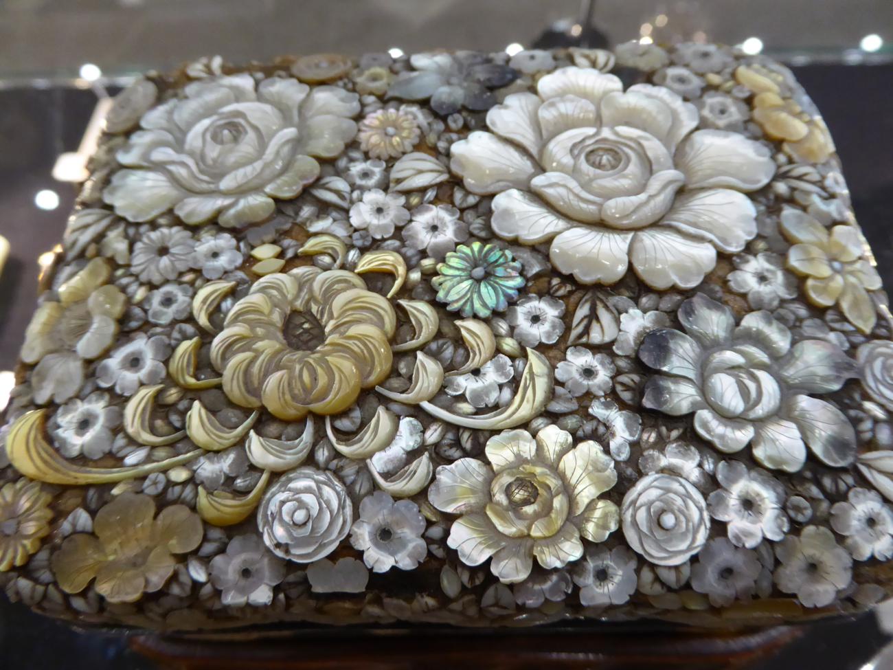 A Japanese Silver, Lacquer and Shibayama Box and Cover, Meiji period ...