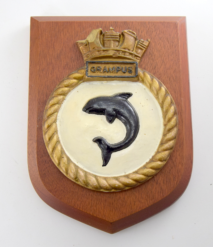 Eight crests mounted on wooden wall shields 19cms x 14cms average size ...