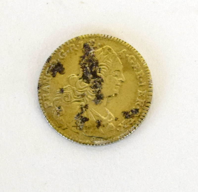 Austria Ducat (Franz I) gold coin dated 1752.