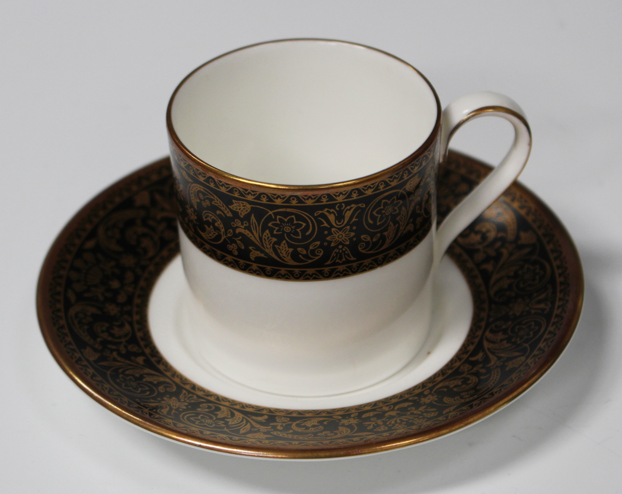 A Minton bone china 'Grandee' pattern coffee set, 20th century ...