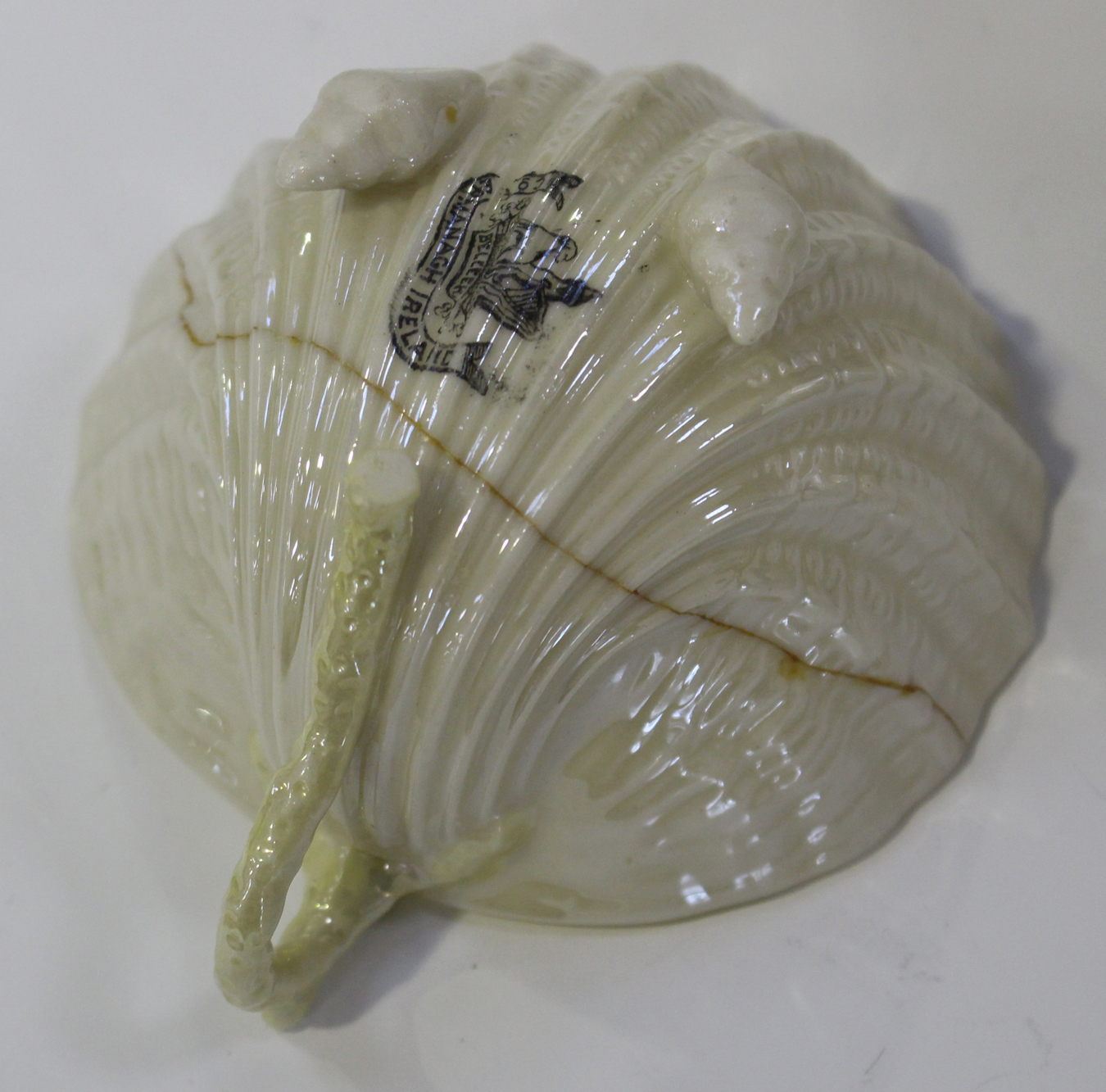 A Belleek Neptune pattern porcelain part tea service, circa 1891-1926 ...