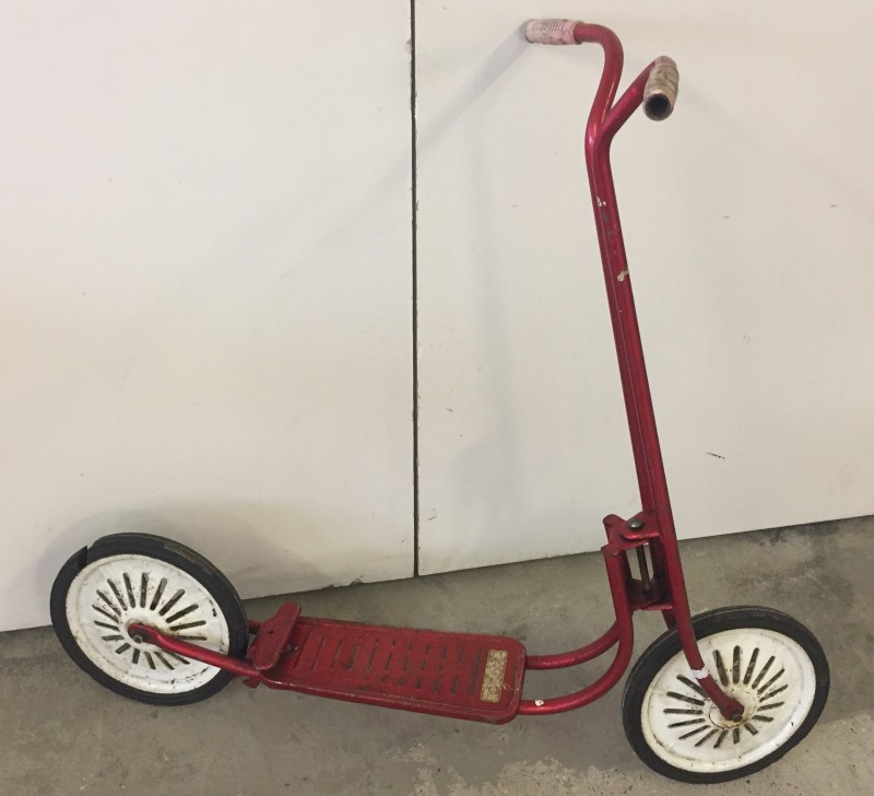 A vintage MOBO child's scooter. Made by D. Sebel & Co. Ltd.