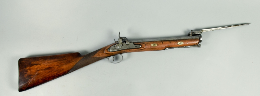 An early 19c Westley Richards home and coach defence percussion musket ...