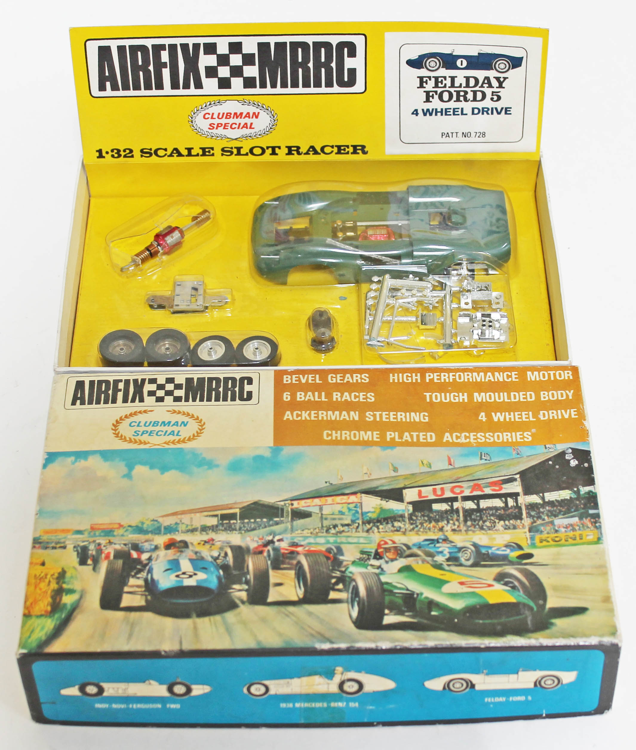 Airfix MRRC Clubman Special 1/32 Slot Racer Kit Felday Ford 5 4 Wheel ...