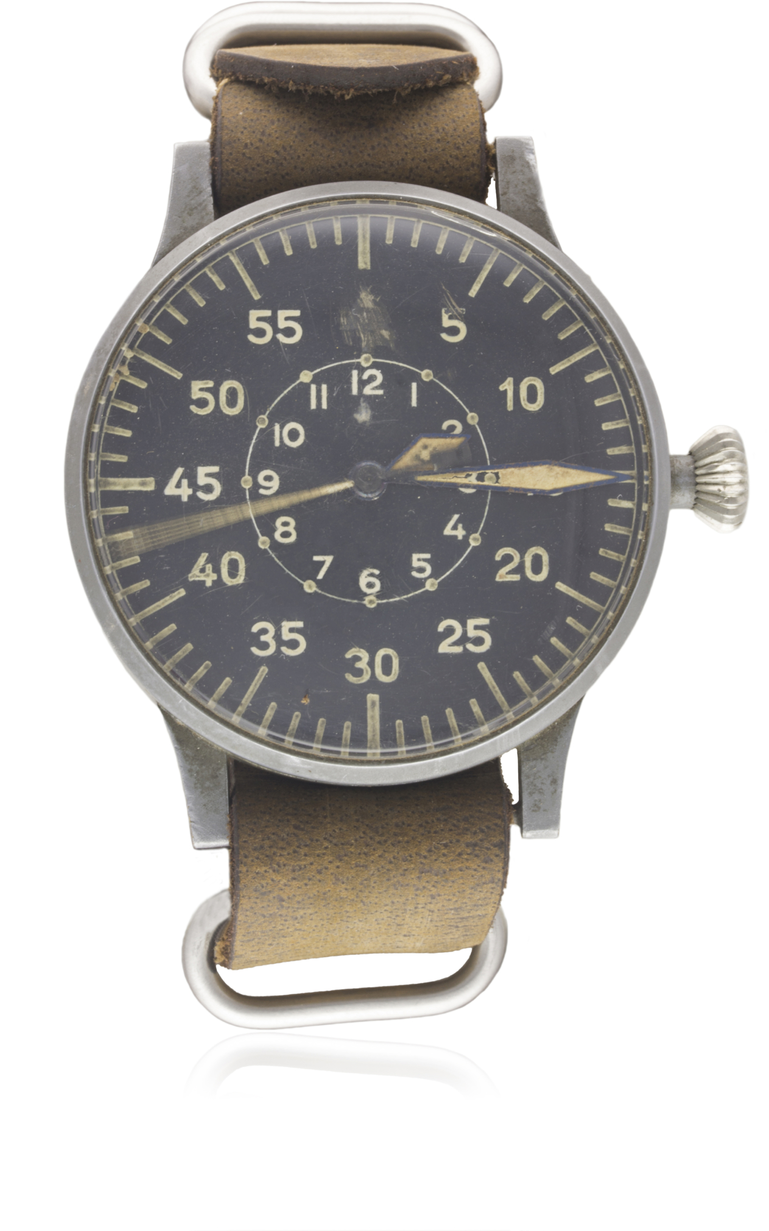 A GERMAN MILITARY LUFTWAFFE B.UHR LACO NAVIGATORS WATCH CIRCA 1940, REF ...