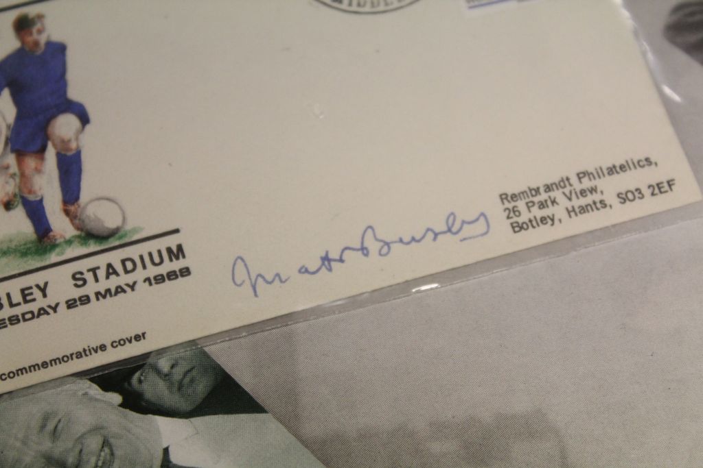 Football Autograph - Signed postcard by Manchester United manager Matt ...