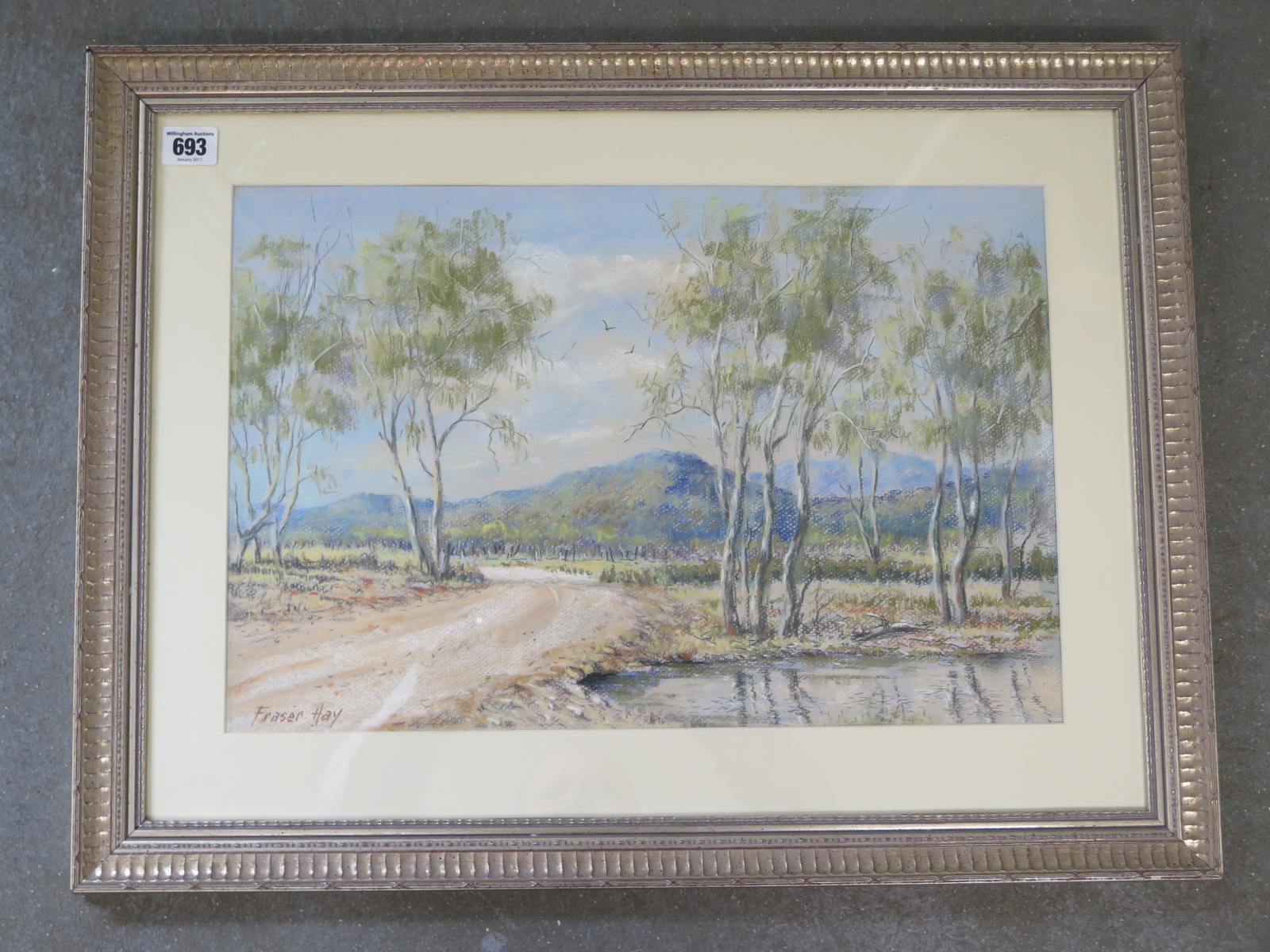 Fraser Hay pastel 20th century Australian - Grampians - Victora Valley ...