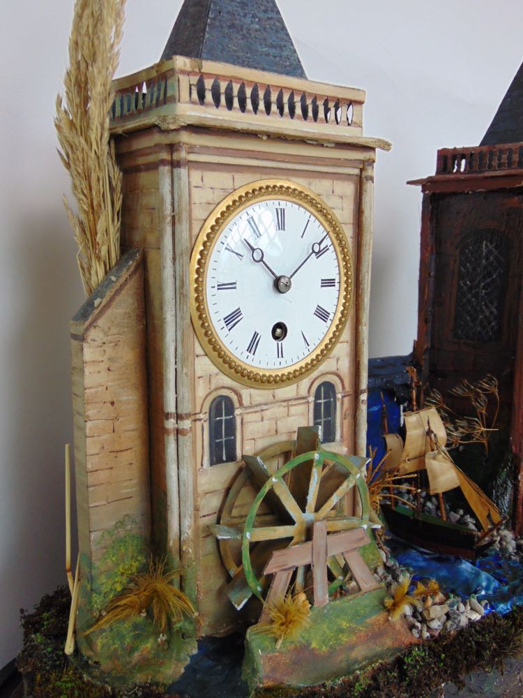 A rare Victorian musical automaton complete with eight day single train ...