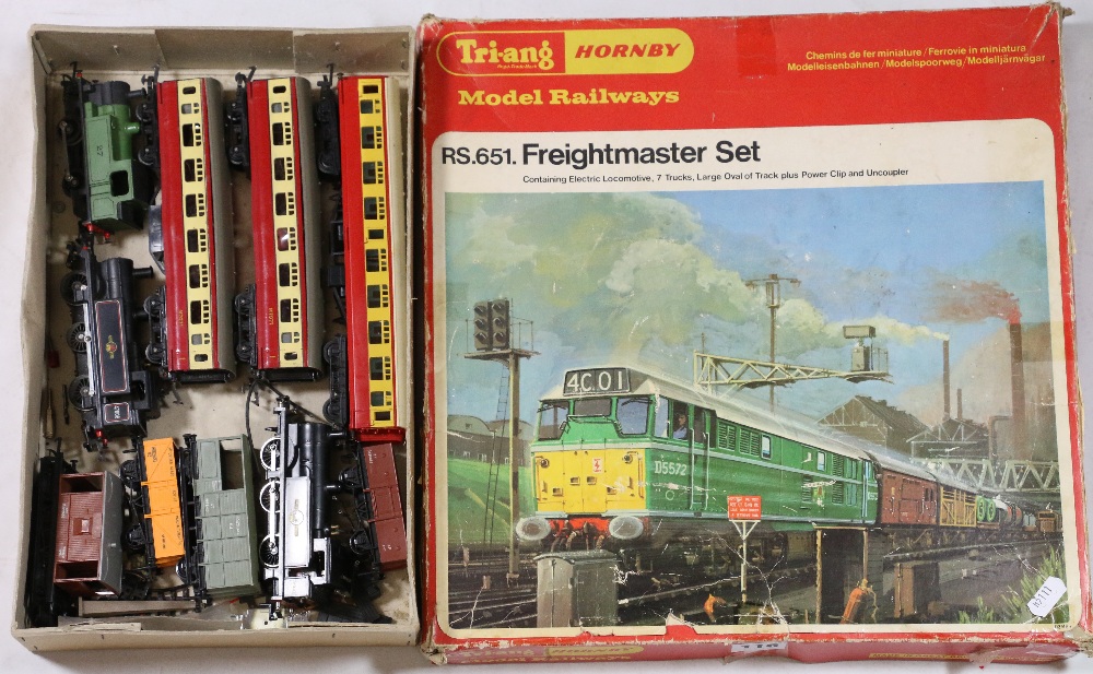 Tri-ang Hornby RS 651 Freightmaster set boxed, Tri-ang 0-6-0 locomotive ...