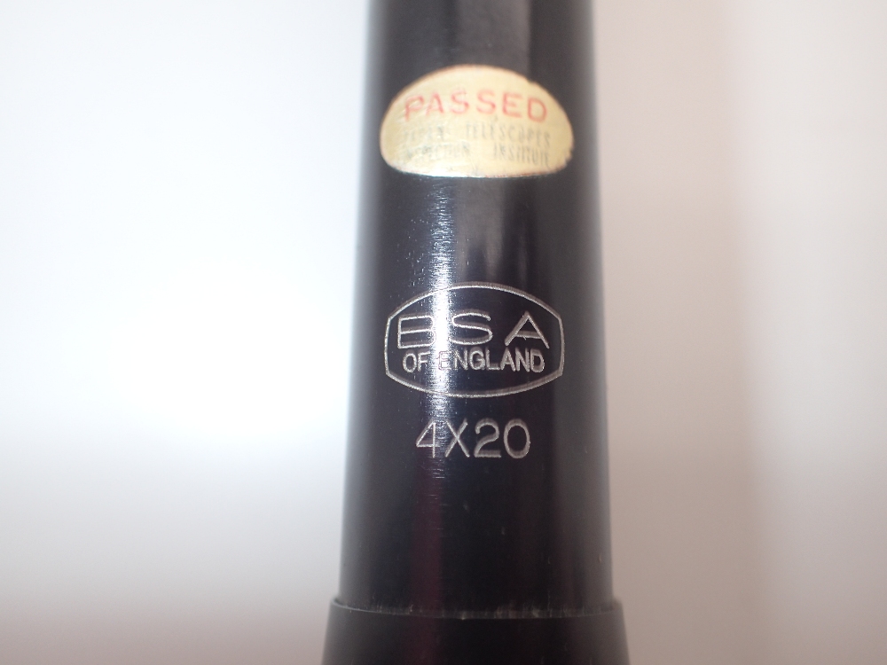 Vintage BSA 4x20 rifle scope