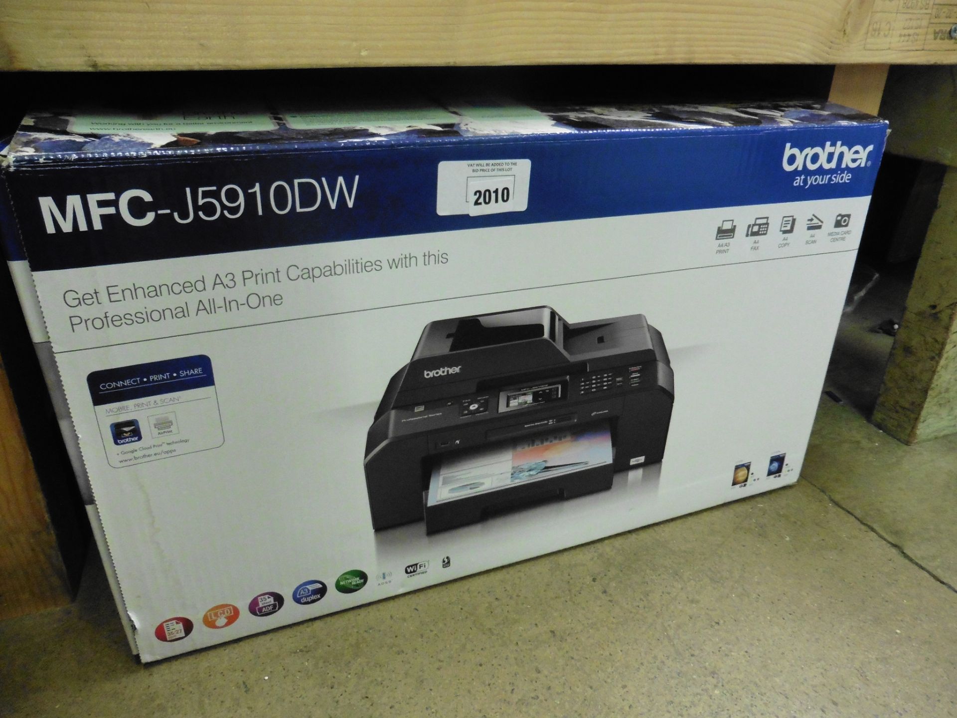 Brother MFC-J5910 A3 format wireless all in one printer in box
