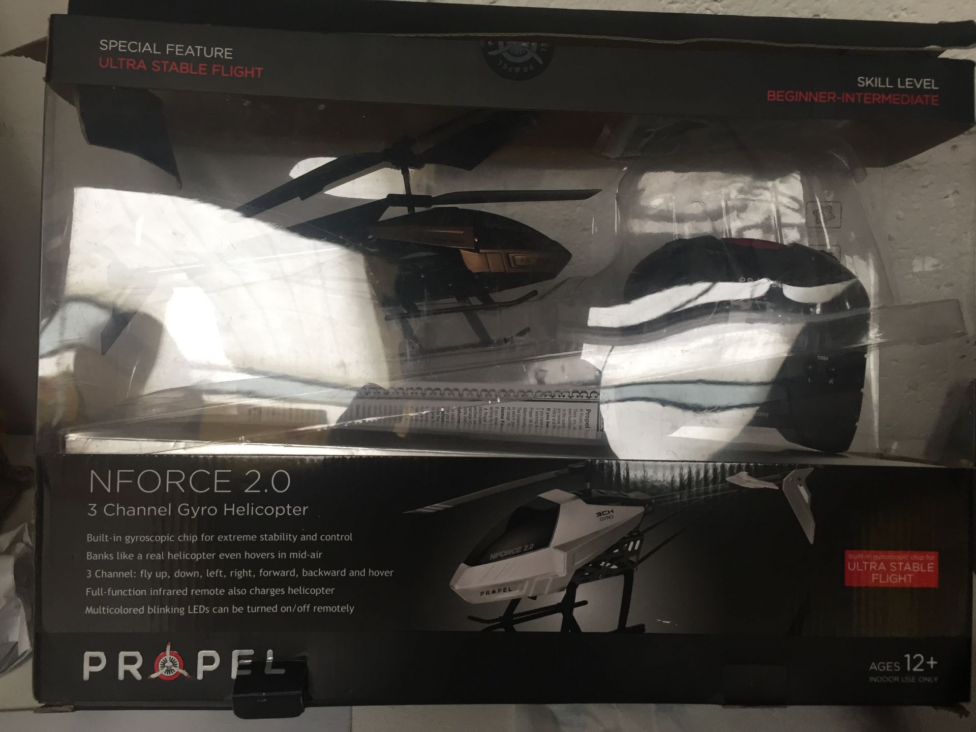 Propel NForce 2.0 3.5 Channel RC Gyroscope Helicopter Radio Controlled ...