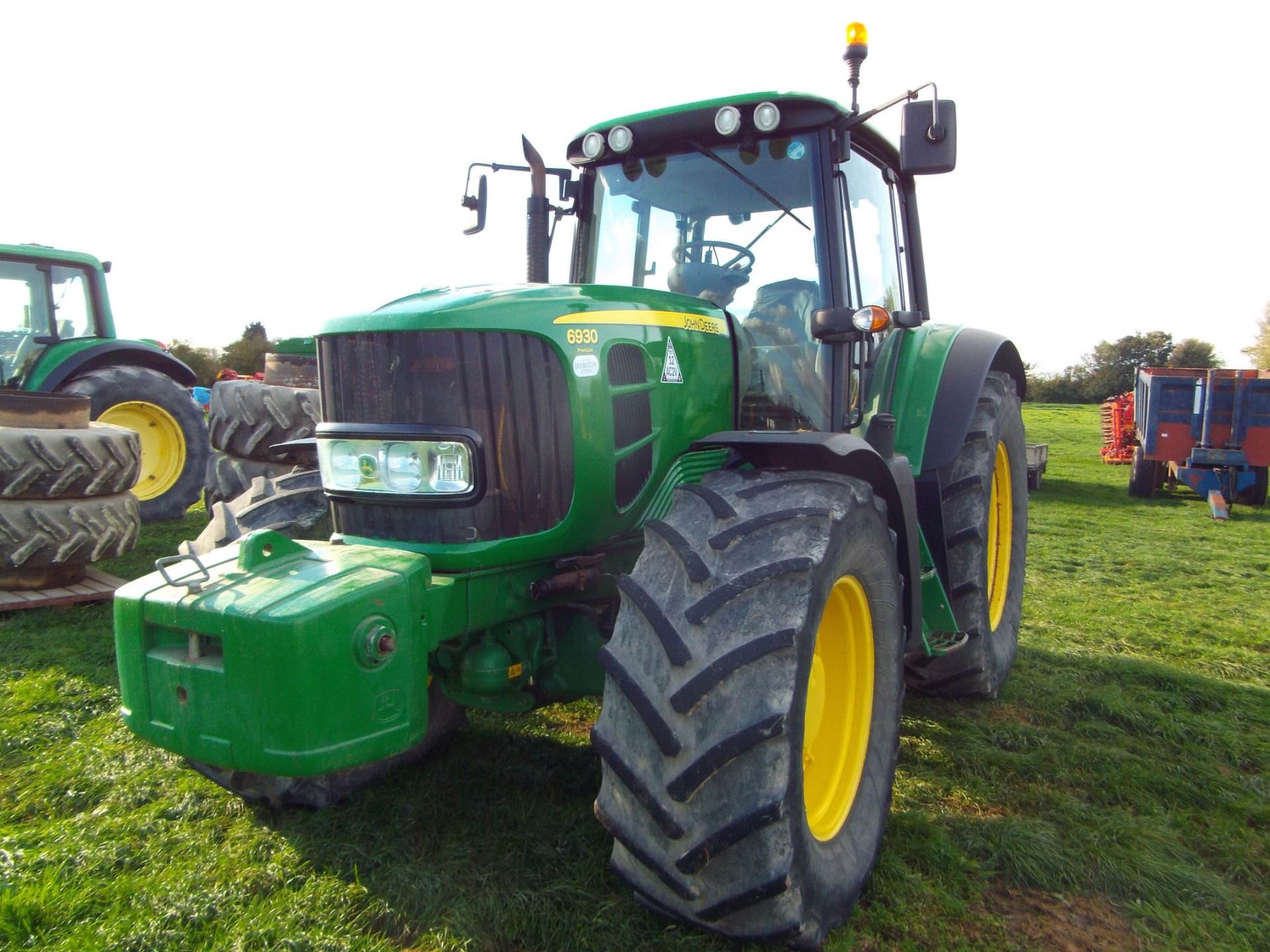 John Deere 6930 Tractor Premium with cab and front axle suspension ...